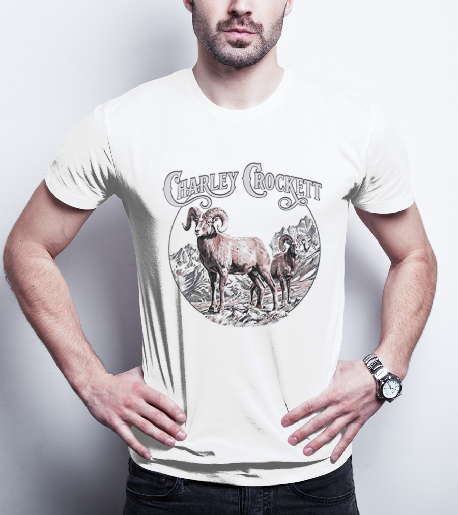 Charley Crockett Age Of The Ram Majestic Mountain Rams T-Shirt