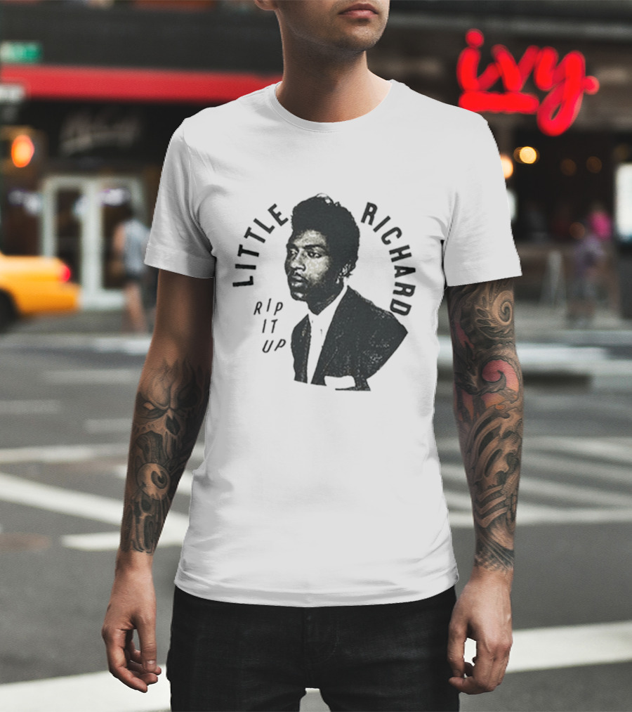 Little Richard Rip It Up Vintage Style Iconic Music T-Shirt