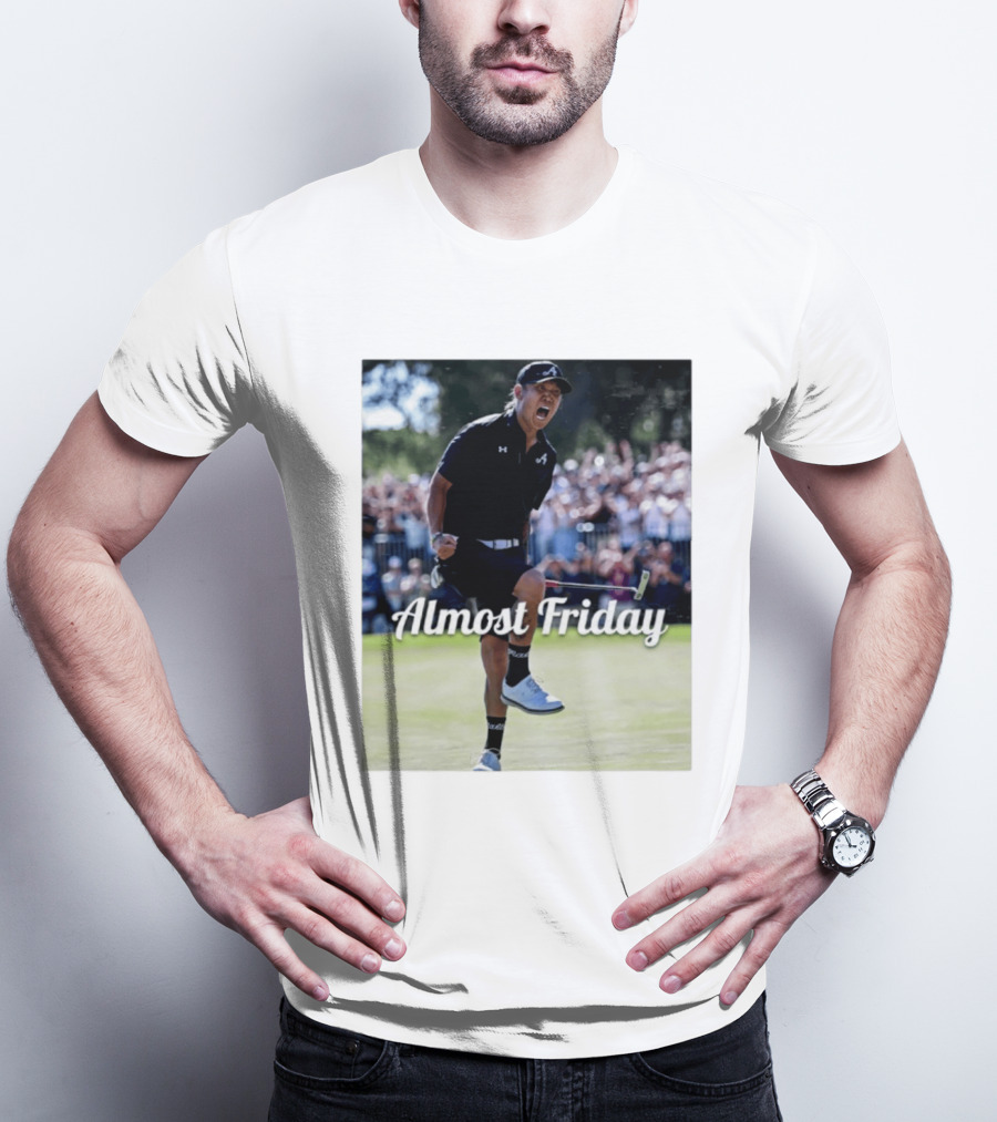 Anthony Kim Almost Friday Golf Comeback Celebration Moment T-Shirt