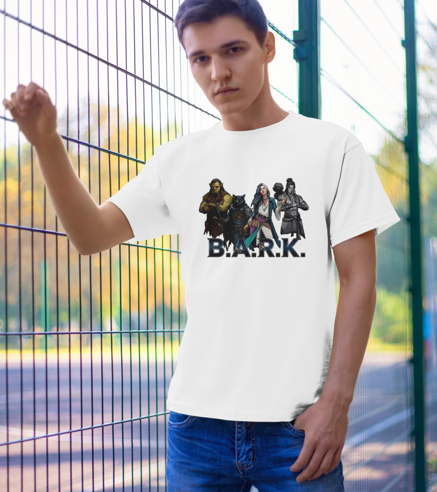 B.A.R.K. Tyranny Of Dragons Fantasy Character Ensemble T-Shirt