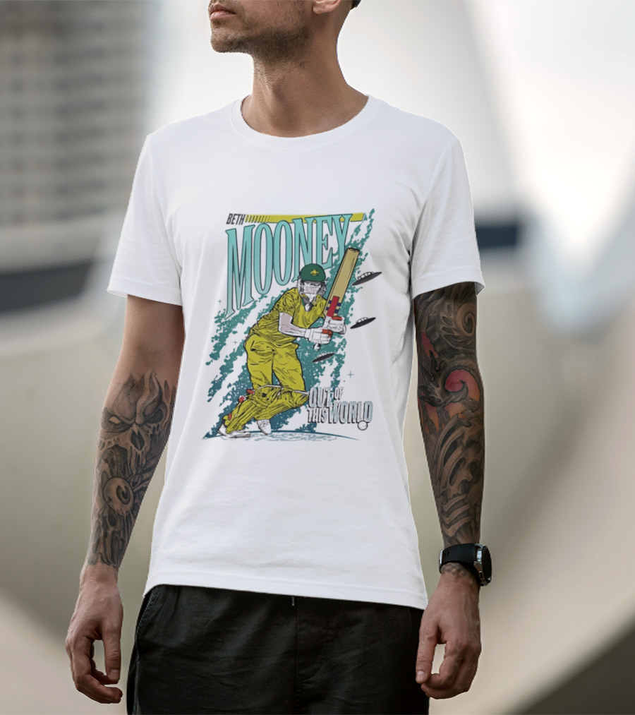 Beth Mooney Out Of This World Cricket T-Shirt