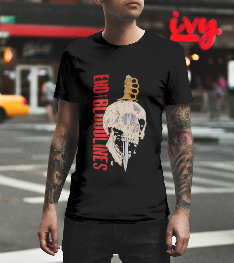 End Bloodlines Skull Dagger T-Shirt