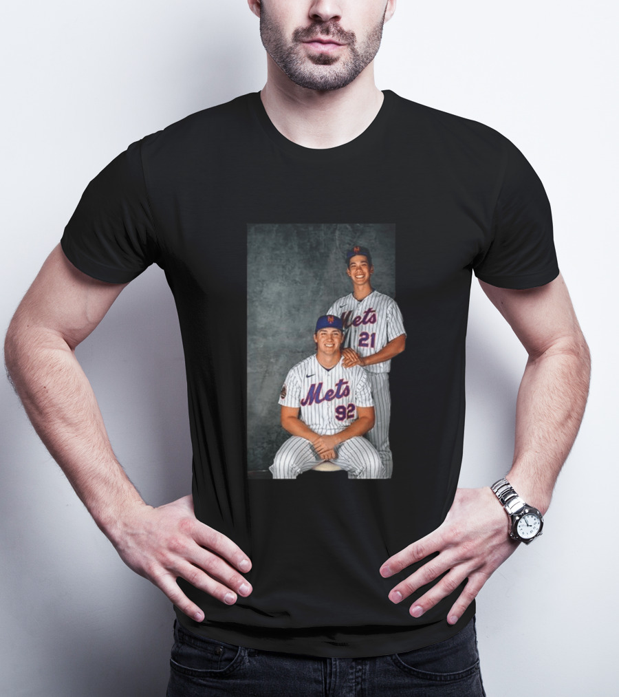 New York Mets Jonathan Pintaro Jonah Tong Step Brother Team Players T-Shirt