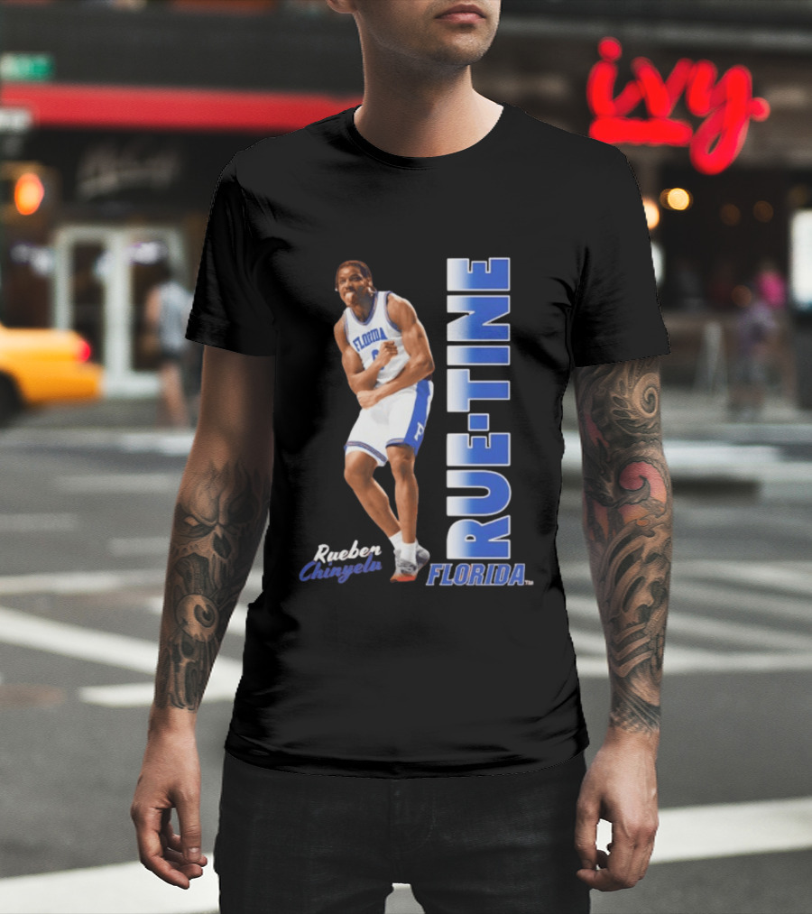 Rueben Chinyelu Florida Gators Rue Tine Basketball T-Shirt