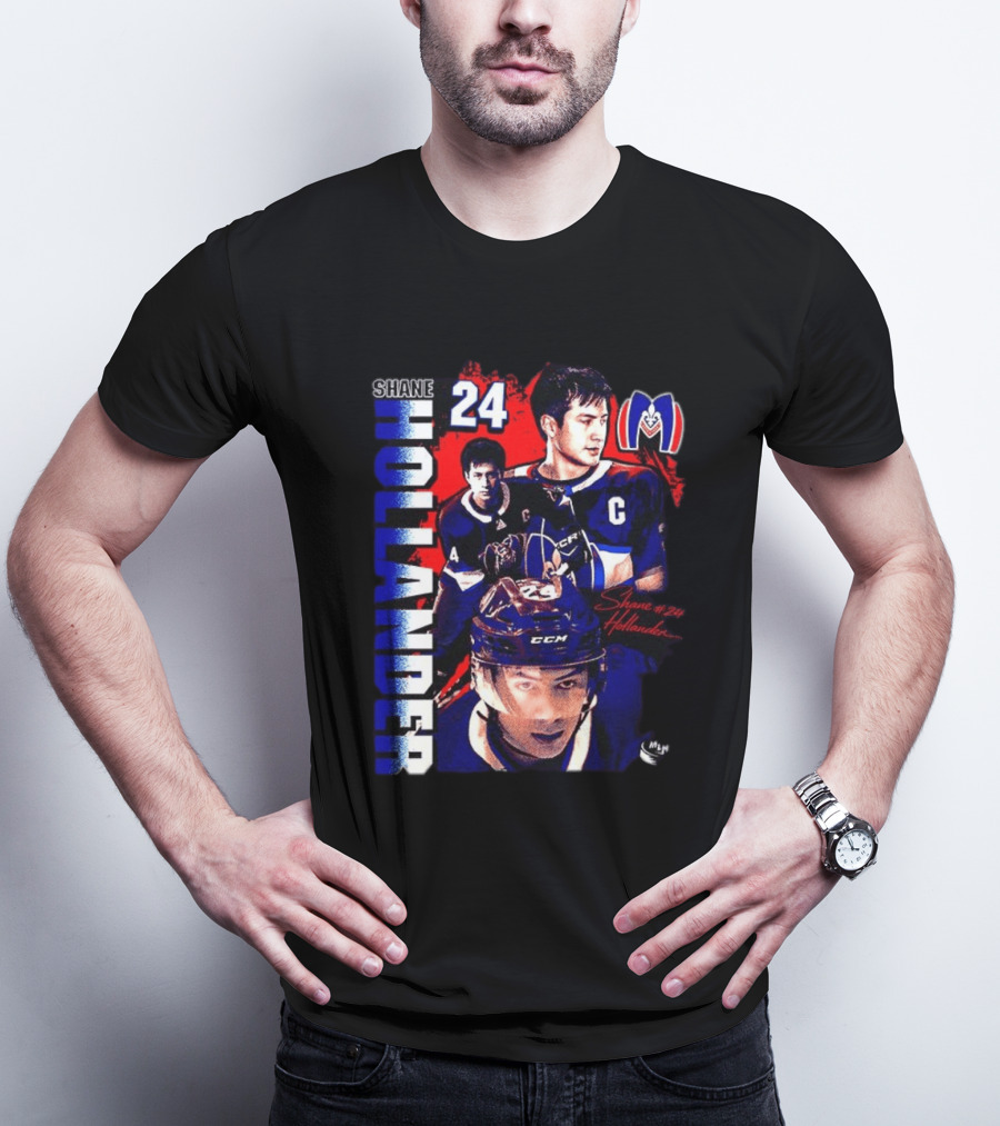 Shane Hollander 24 MLH Hockey Heated Rivalry Romantic T-Shirt