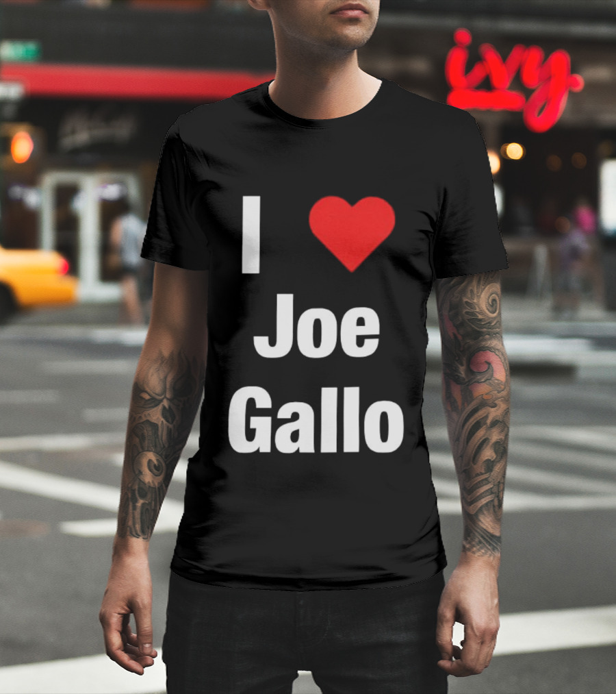 I Love Joe Gallo Merrimack Warriors Basketball T-Shirt