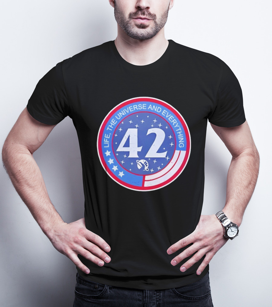 Life The Universe And Everything 42 Hitchhiker's Guide To The Galaxy T-Shirt