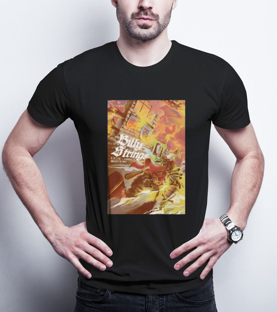 Billy Strings Bridgestone Arena Nashville TN February 20 2026 Castle Fire Fantasy T-Shirt