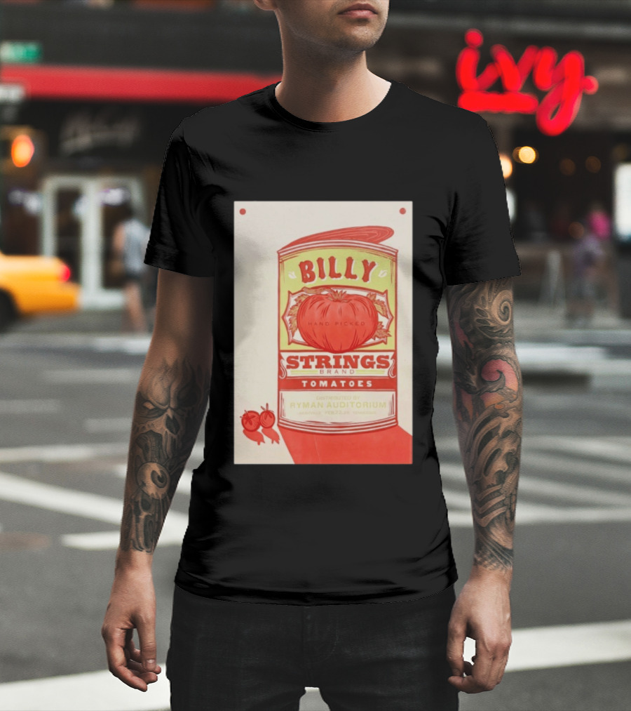 Billy Strings Hand Picked Tomatoes Ryman Auditorium February 22 2026 Nashville T-Shirt