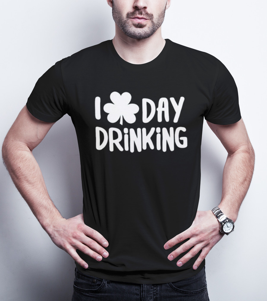 Shamrock I Day Drinking St. Patrick's Day Celebration T-Shirt