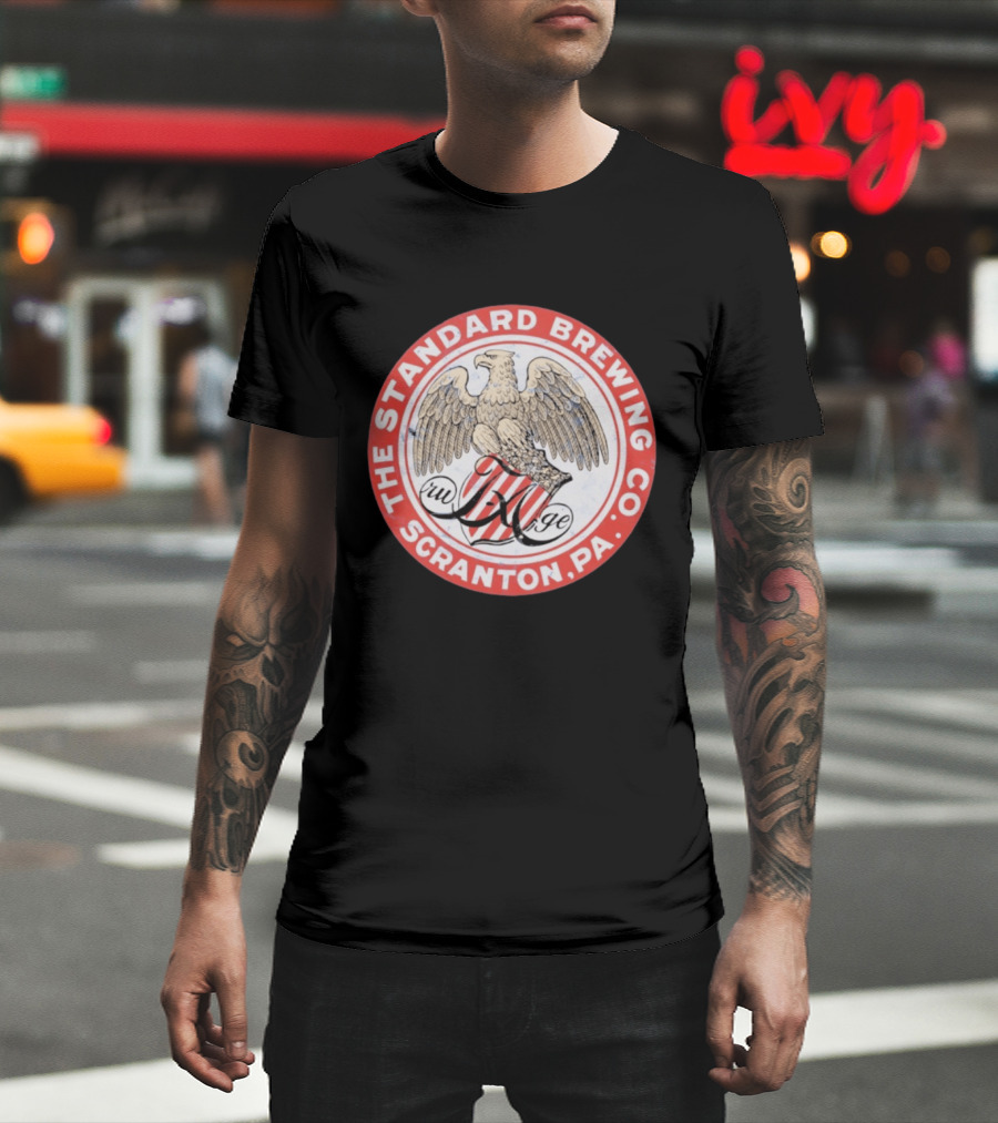 The Standard Brewing Co. Scranton PA Eagle T-Shirt