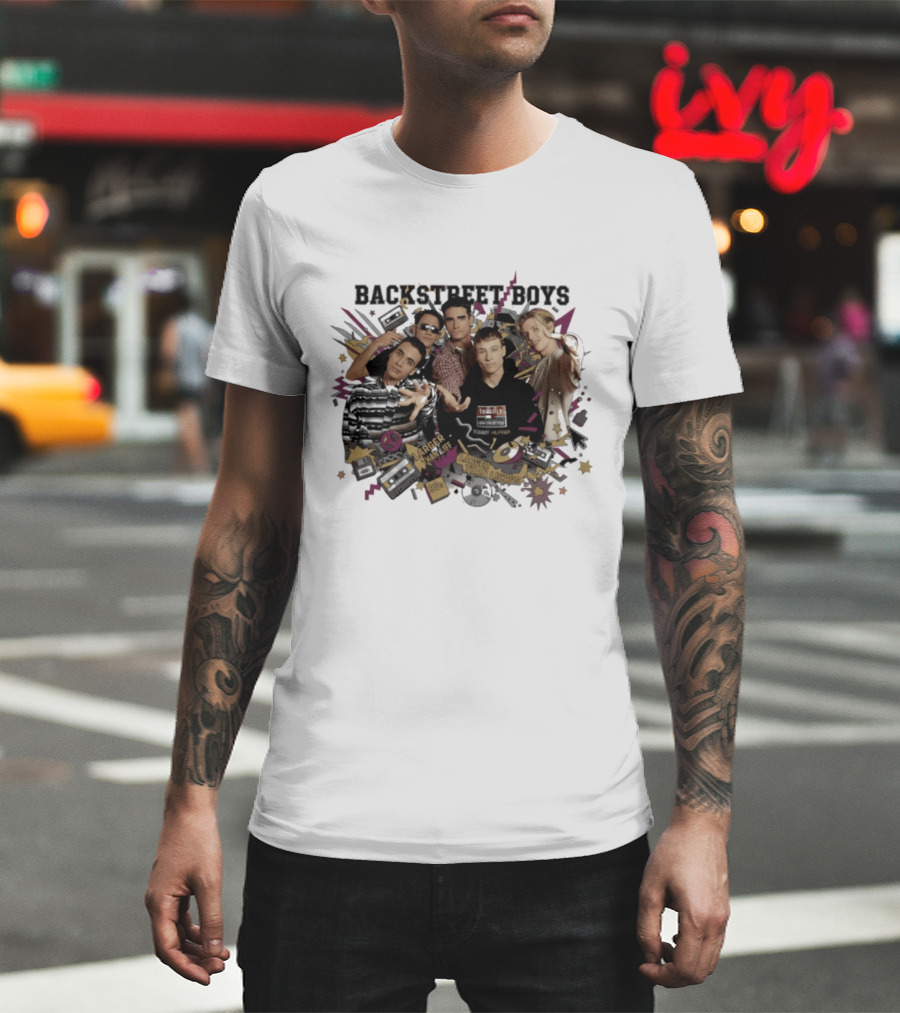 Backstreet Boys Larger Than Life 90s Style Music T-Shirt