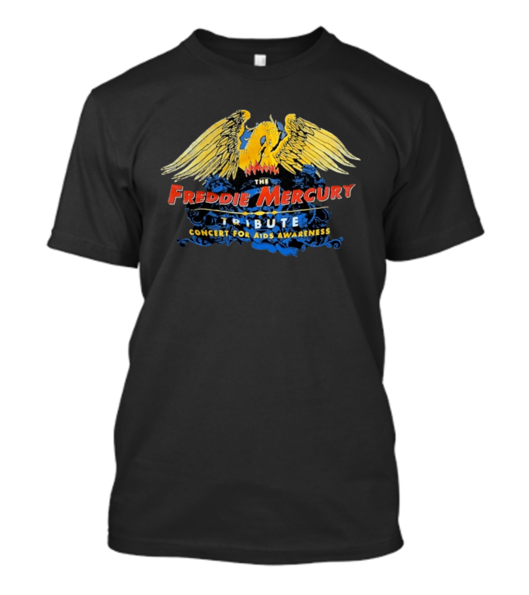 The Freddie Mercury Tribute Concert For AIDS Awareness Wings And Phoenix T-Shirt