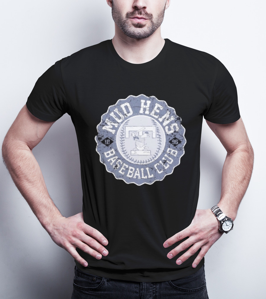 Mud Hens Baseball Club 1896 Toledo Stamp T-Shirt