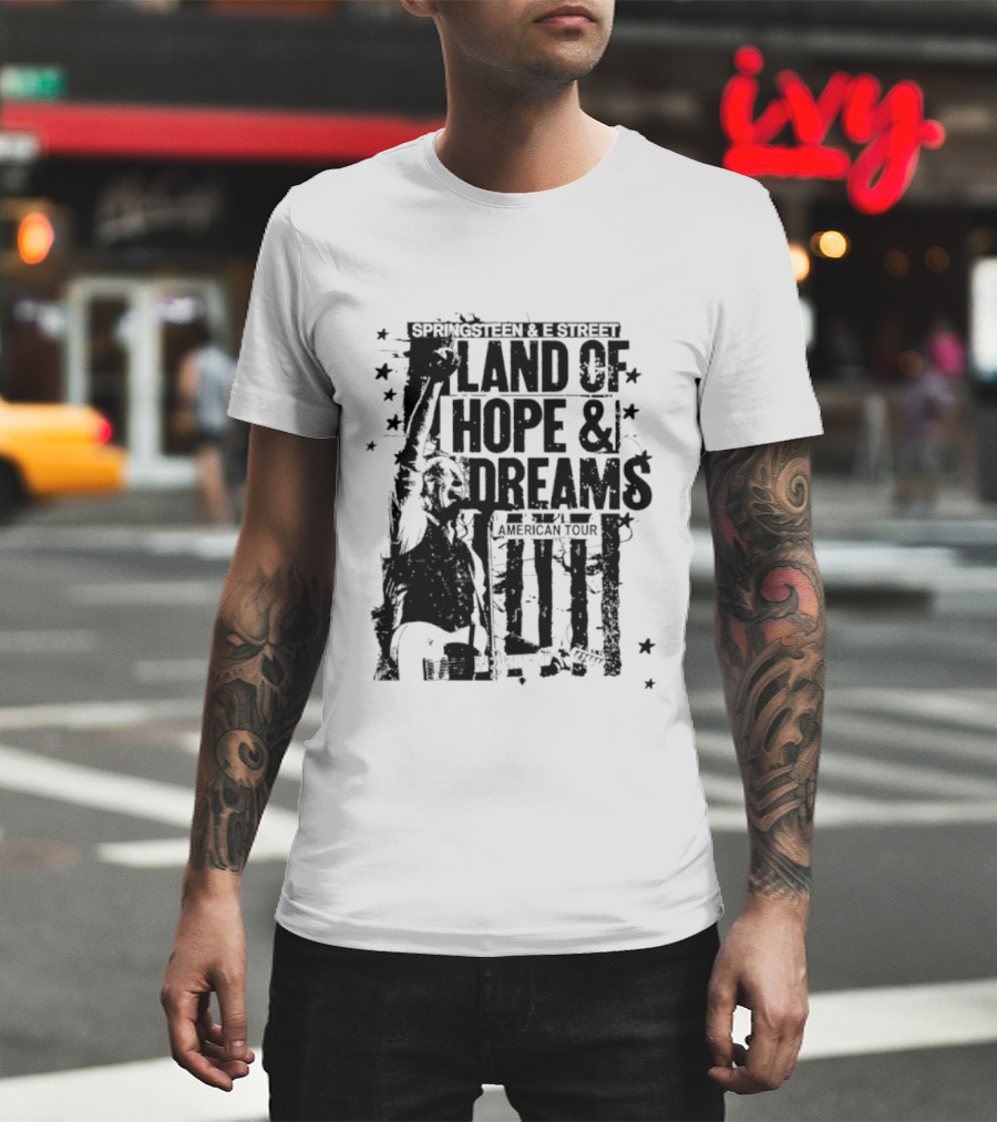 Springsteen E Street Land Of Hope And Dreams American Tour 2026 T-Shirt
