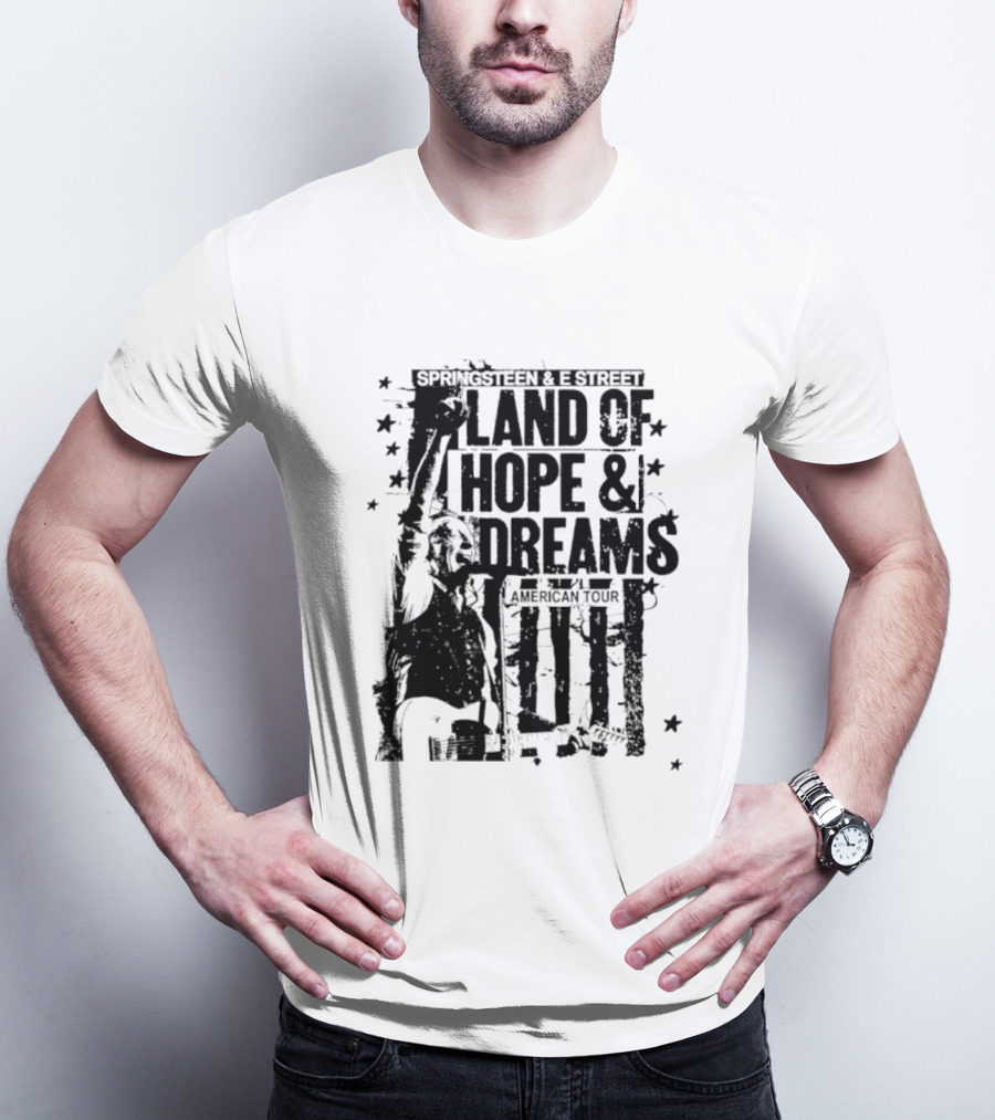 Springsteen E Street Land Of Hope And Dreams American Tour 2026 T-Shirt