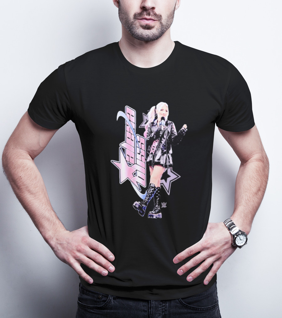 WWE Alexa Bliss Star Theme With Microphone And Boots T-Shirt