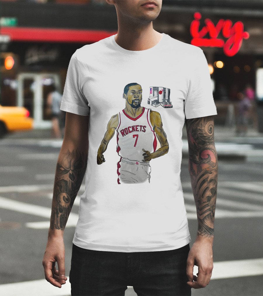 Kevin Durant Rockets Number 7 Basketball Fan T-Shirt