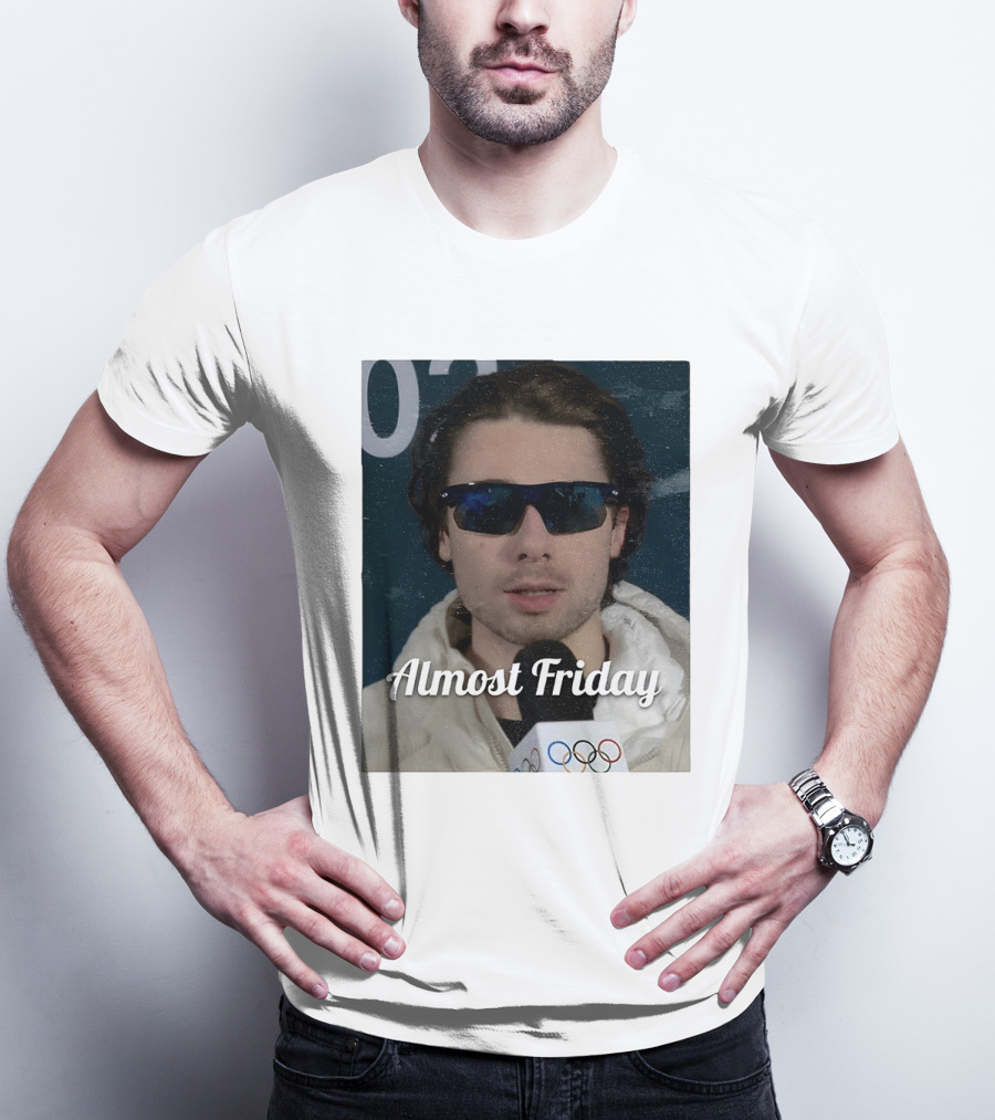 Quinn Hughes Almost Friday Olympics Sunglasses Interview T-Shirt