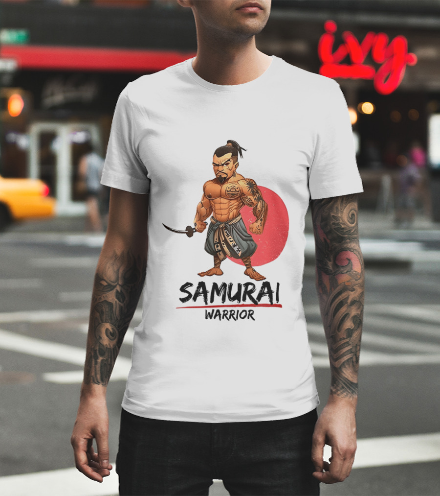 Samurai Warrior Strong Japanese T-Shirt