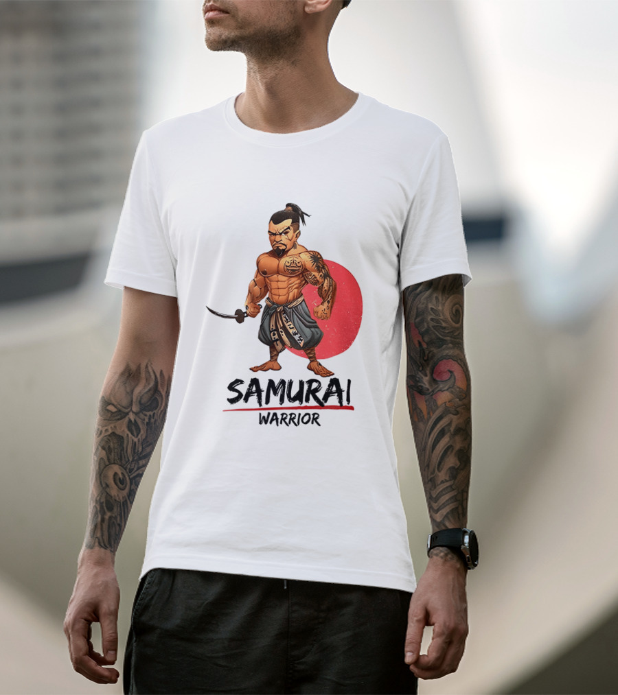 Samurai Warrior Strong Japanese T-Shirt