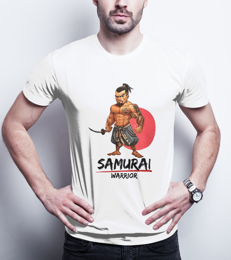 Samurai Warrior Strong Japanese T-Shirt