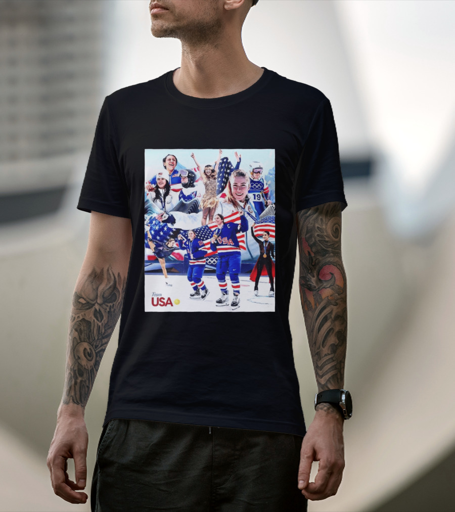 Team USA Dominated Winter Olympics Triumph T-Shirt