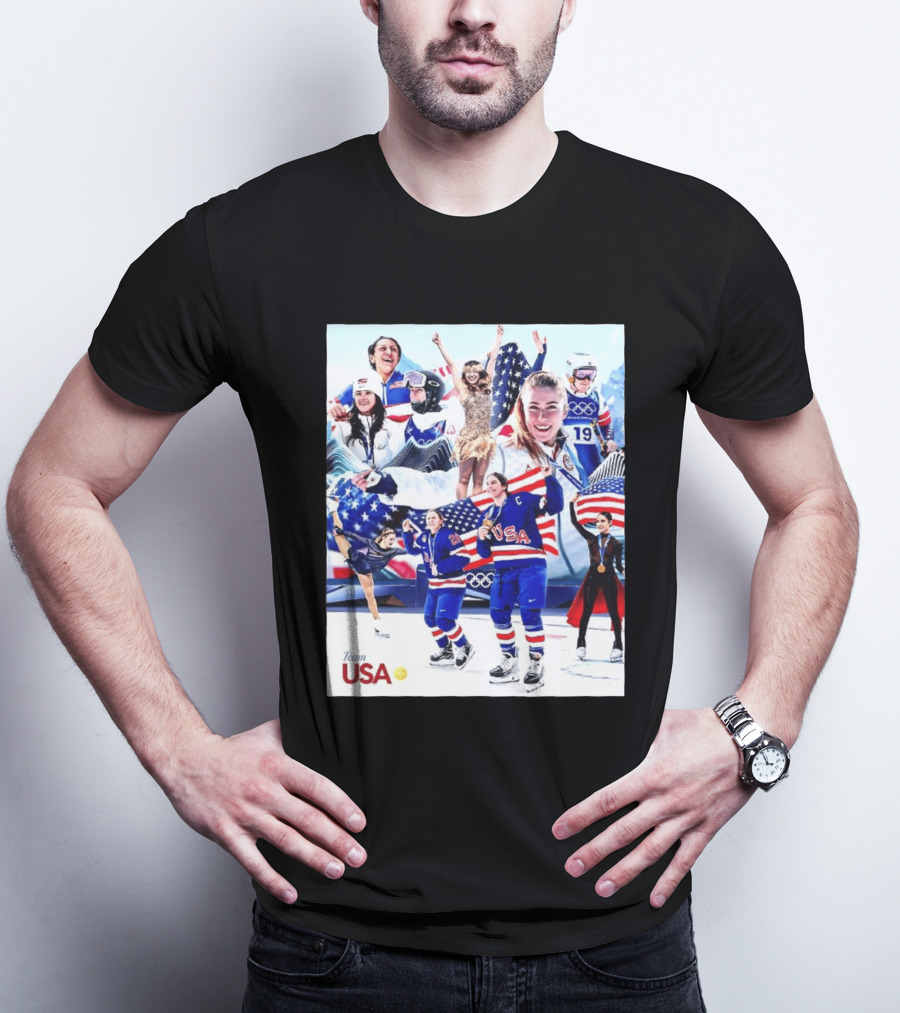 Team USA Dominated Winter Olympics Triumph T-Shirt