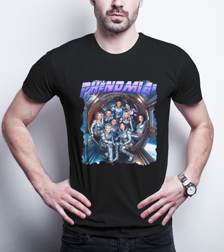 Phénomia9 Y2K Remix TV Series Space Crew T-Shirt