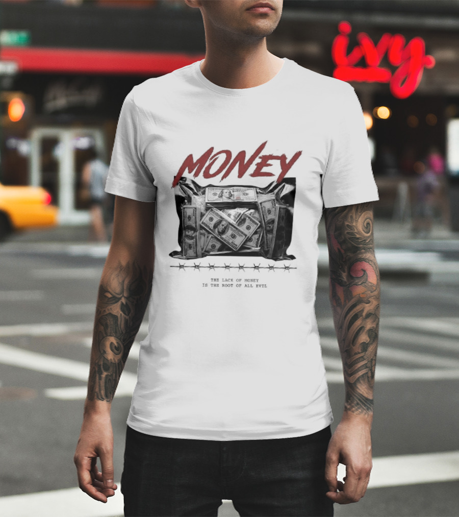 Money The Lack Of Money Is The Root Of All Evil Boombox T-Shirt