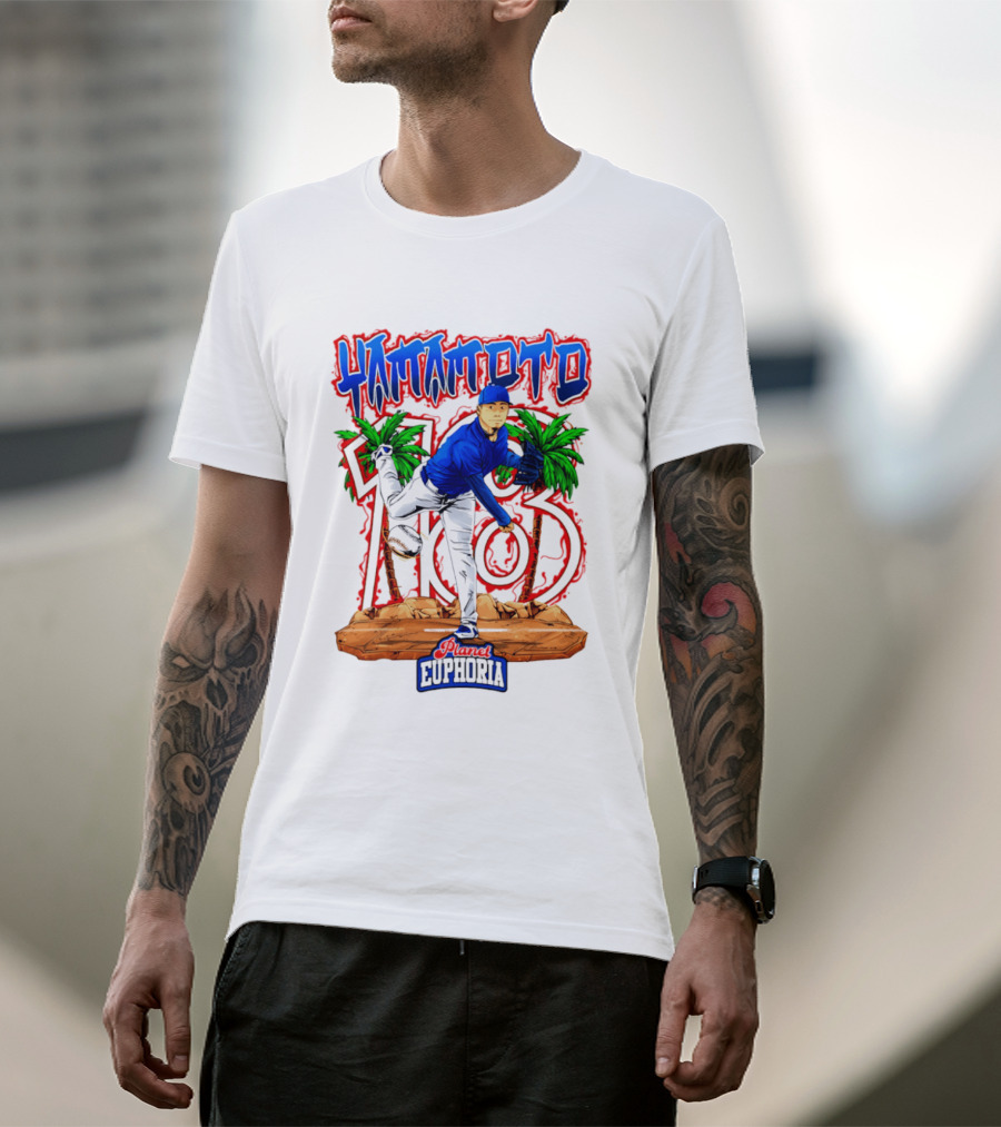 Yamamoto 103 Euphoria Hand Drawn Dodgers T-Shirt
