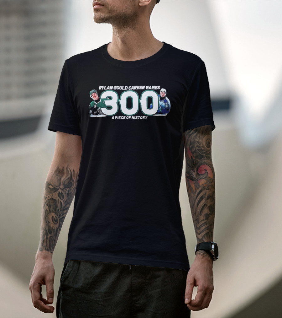 Ryan Gould Career Games 300 A Piece Of History T-Shirt