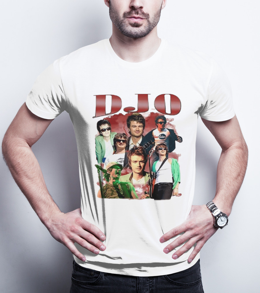 DJO Bootleg Vintage Retro Music Collage T-Shirt