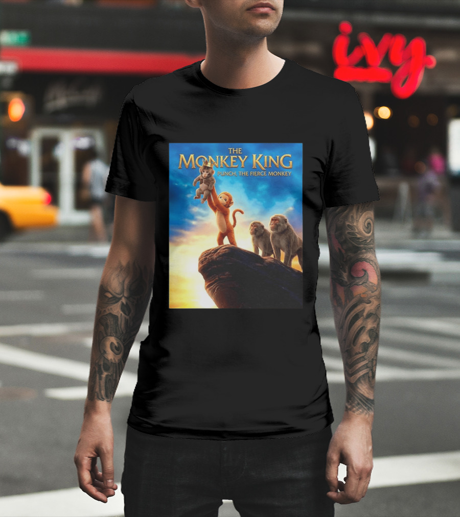The Monkey King Punch The Fierce Monkey Epic Adventure T-Shirt