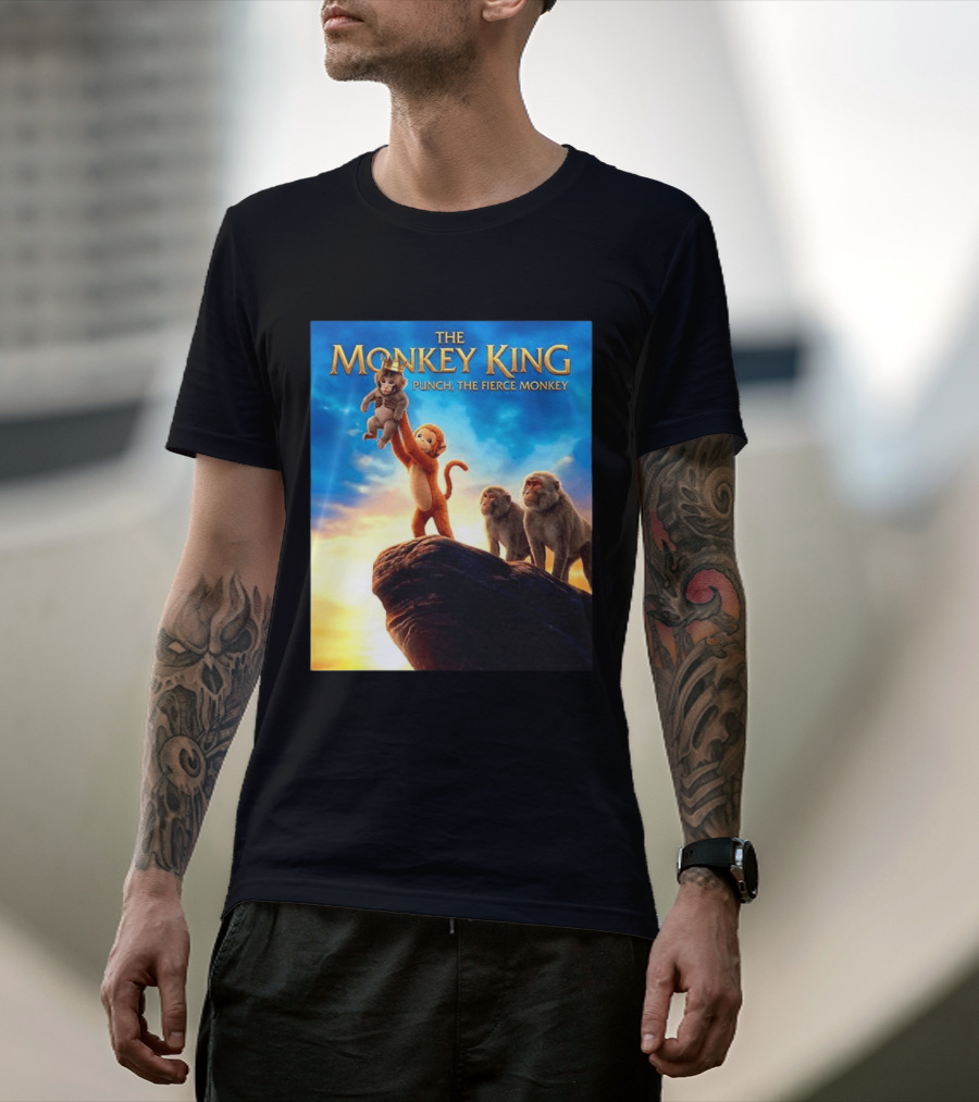 The Monkey King Punch The Fierce Monkey Epic Adventure T-Shirt