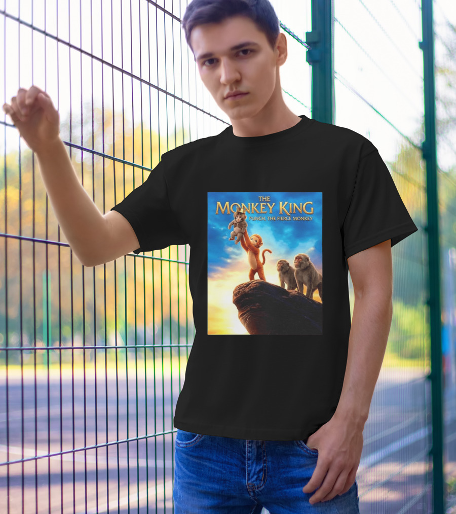 The Monkey King Punch The Fierce Monkey Epic Adventure T-Shirt
