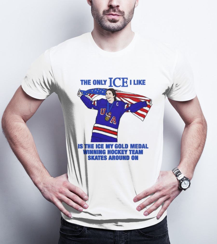 Hilary Knight USA Hockey Gold Medal Winner The Only Ice I Like T-Shirt