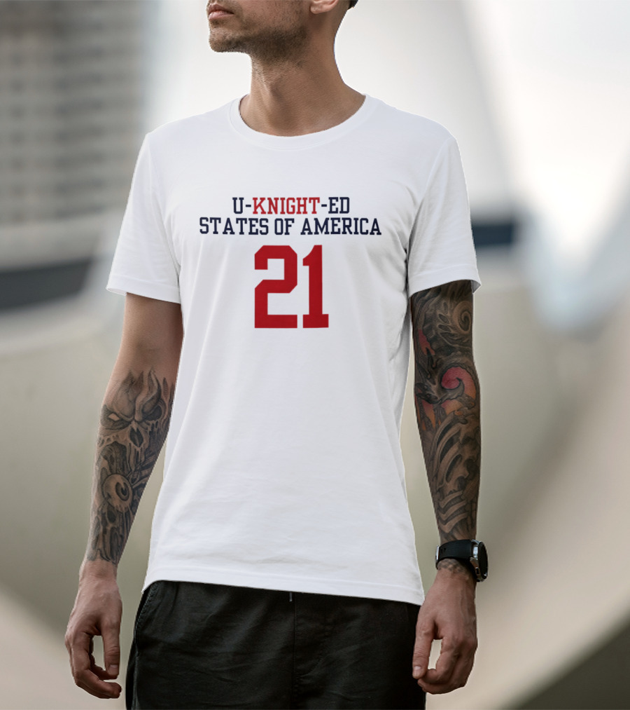U Knight Ed States Of America 21 T-Shirt