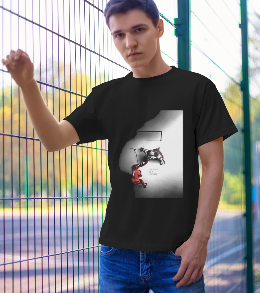 The Save Of A Lifetime Ice Hockey USA Olympics T-Shirt