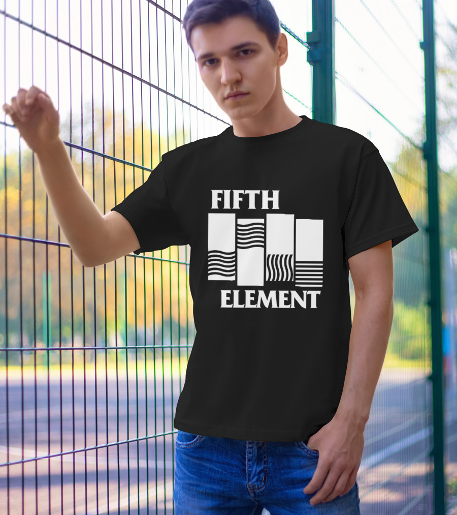 Fifth Element Wavy Flag T-Shirt