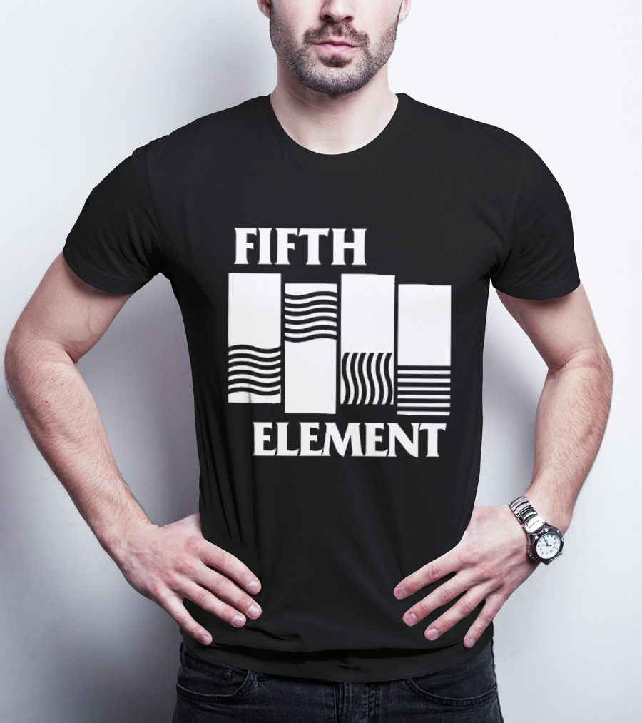 Fifth Element Wavy Flag T-Shirt