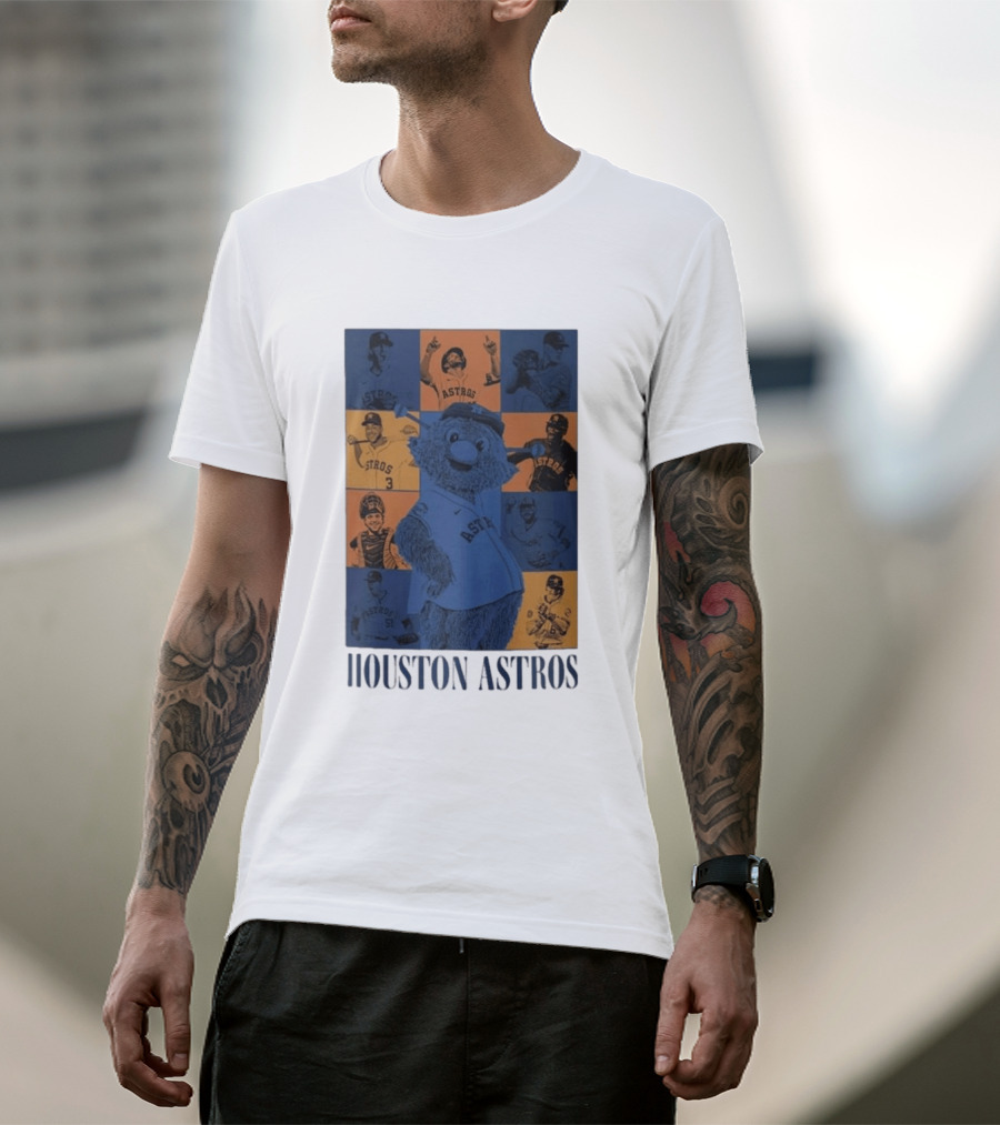 Houston Astros Mascot And Players T-Shirt