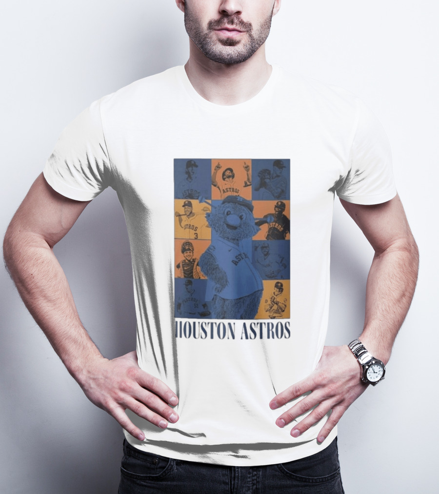 Houston Astros Mascot And Players T-Shirt