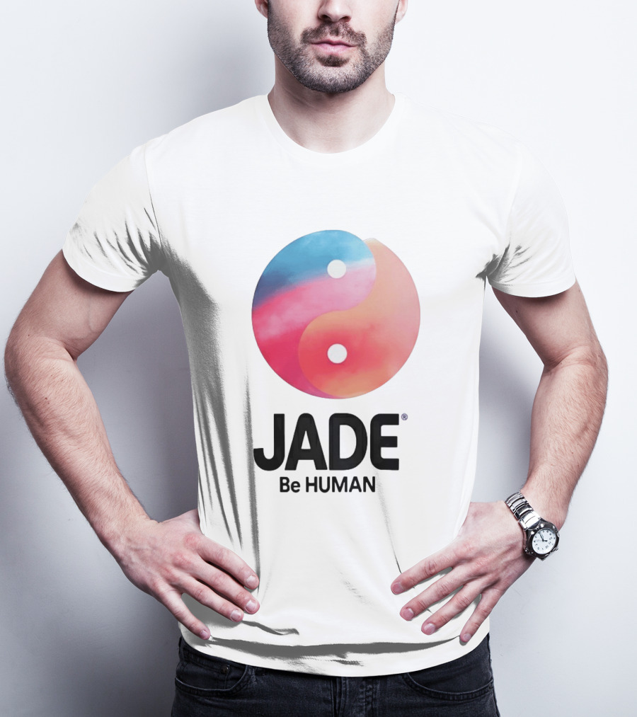 Jade Be Human Yin Yang T-Shirt