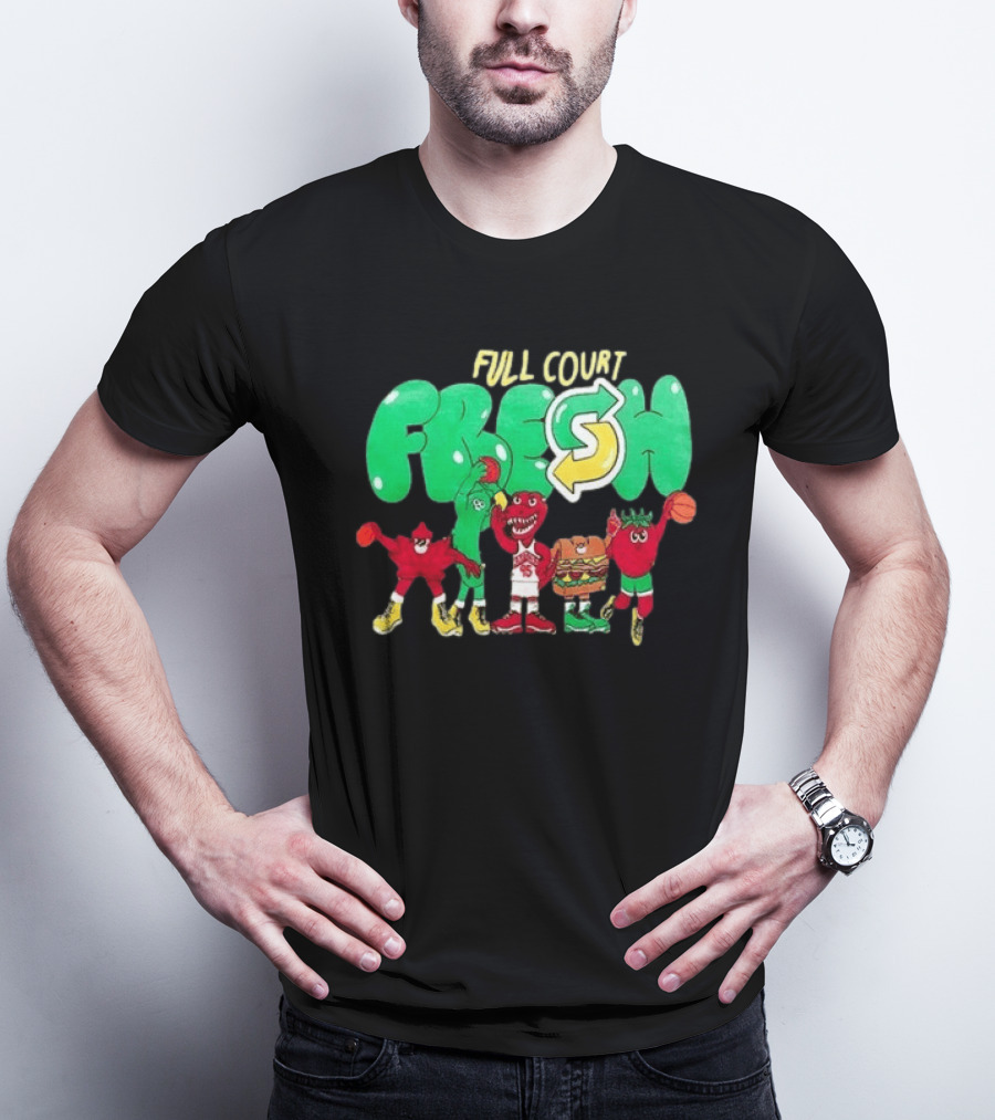 Toronto Raptors Full Court Fresh Characters 2026 T-Shirt