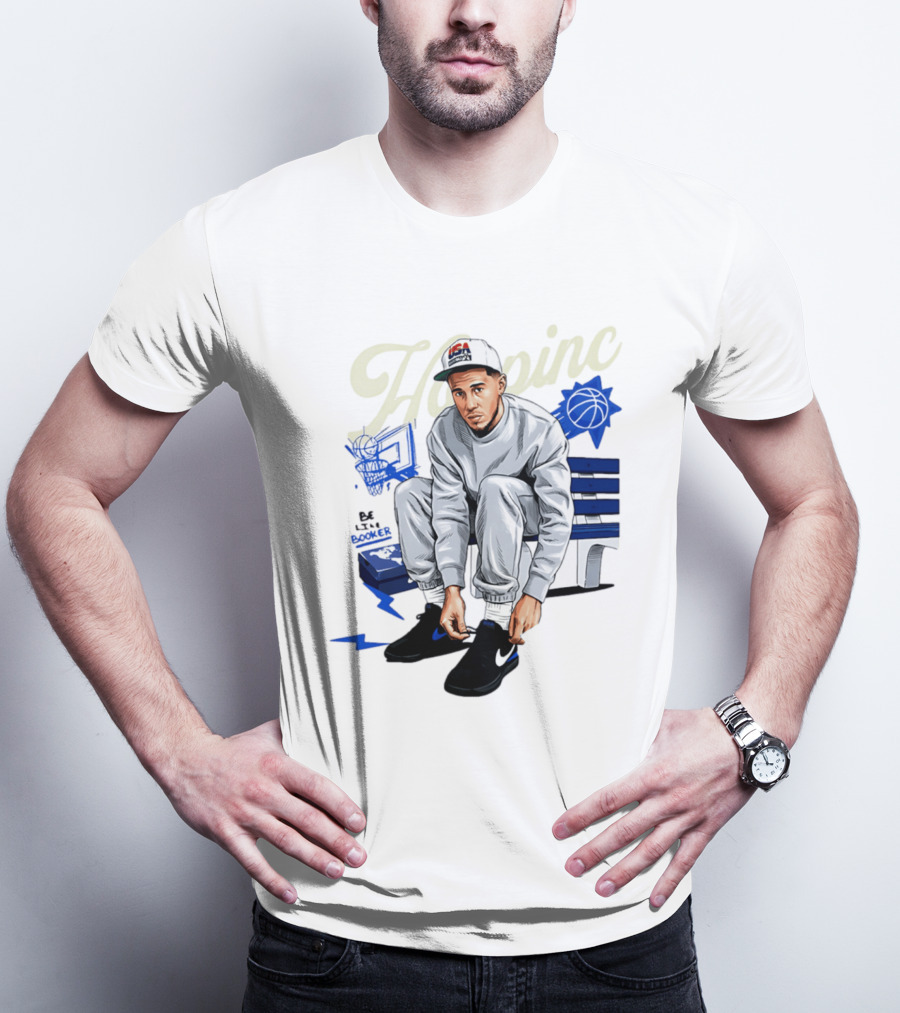 Hooping USA Basketball Player Be Like Book Bench Sneakers T-Shirt