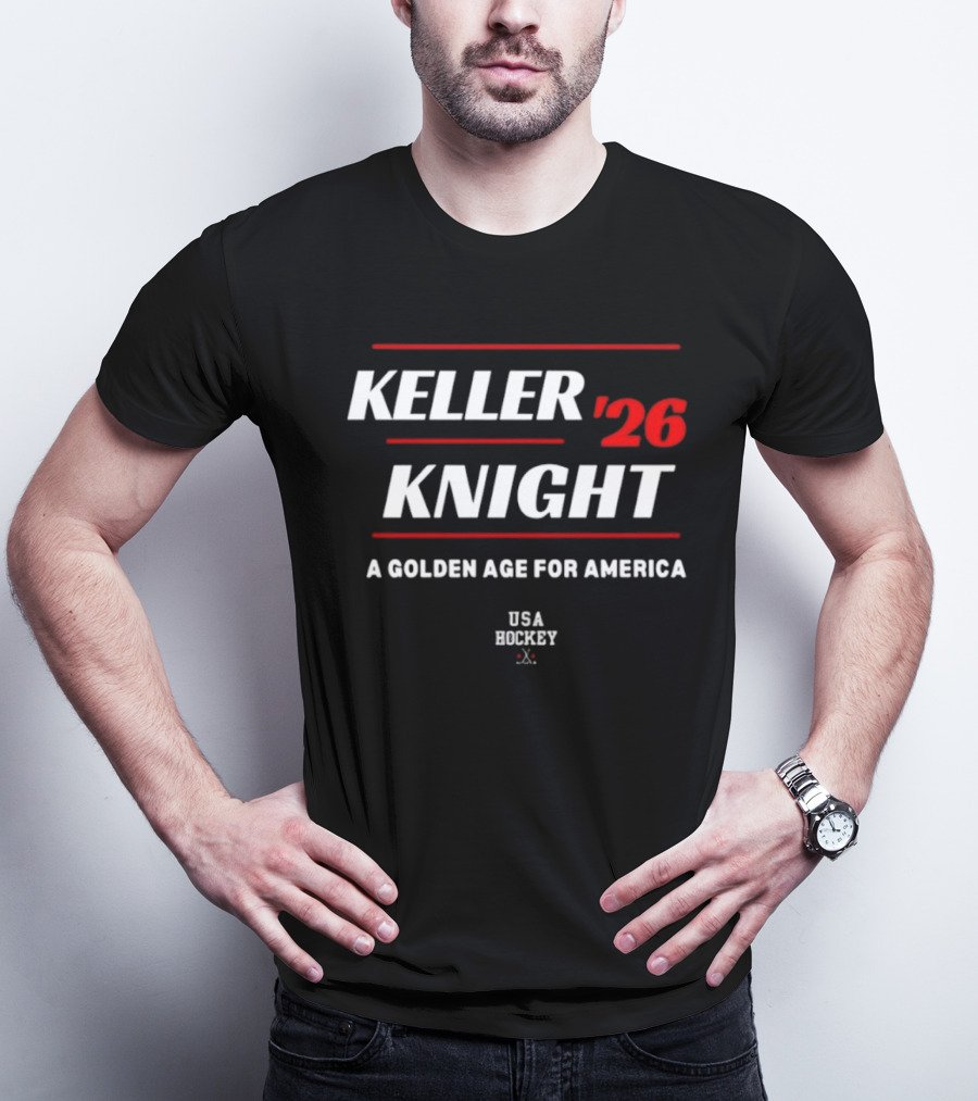 Keller Knight '26 USA Hockey A Golden Age For America T-Shirt