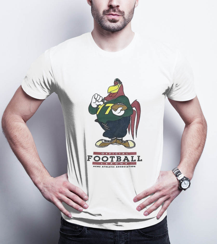 ACME Athletic Association Football League Rooster 77 T-Shirt