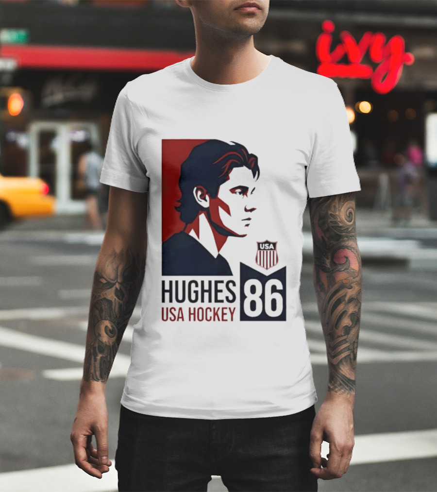 Hughes USA Hockey 86 Winter Olympic Team 2026 T-Shirt