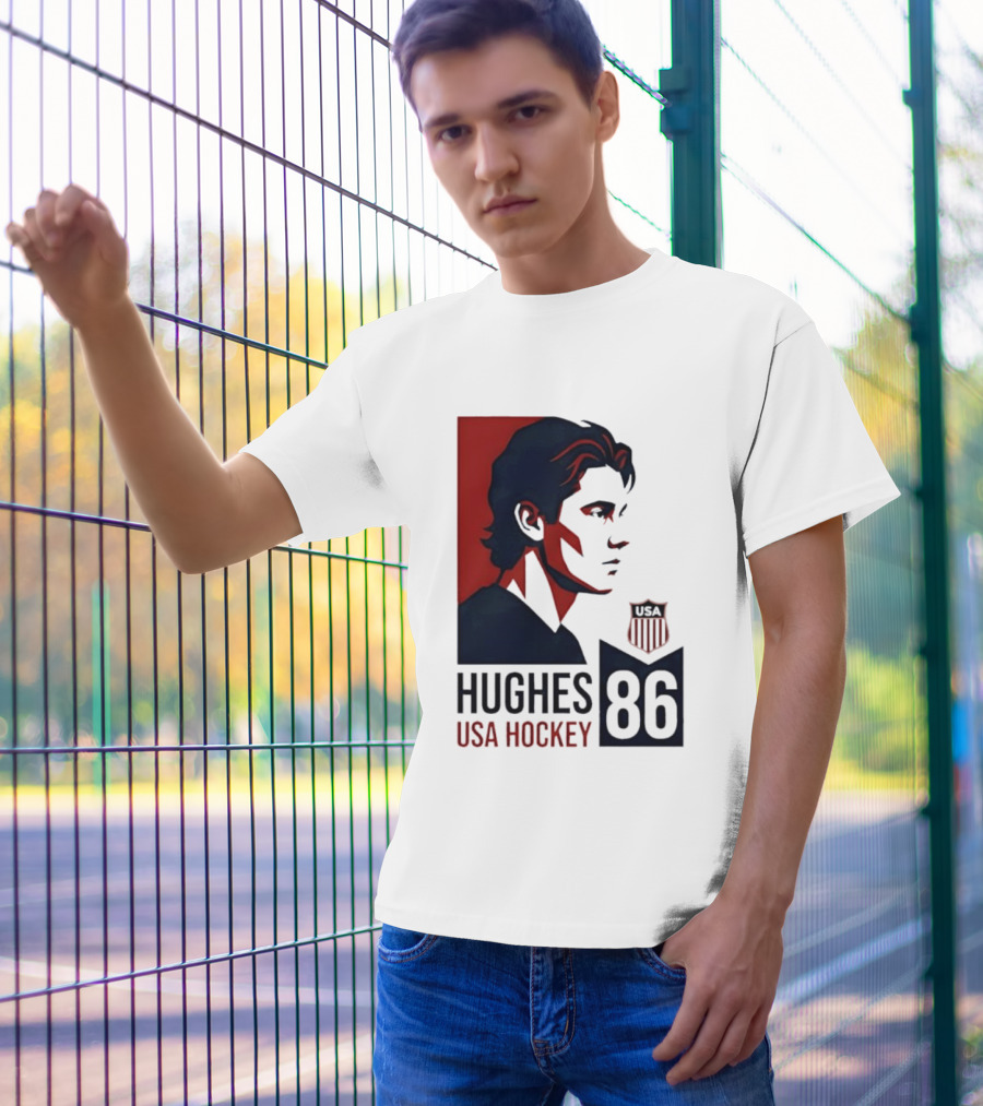 Hughes USA Hockey 86 Winter Olympic Team 2026 T-Shirt